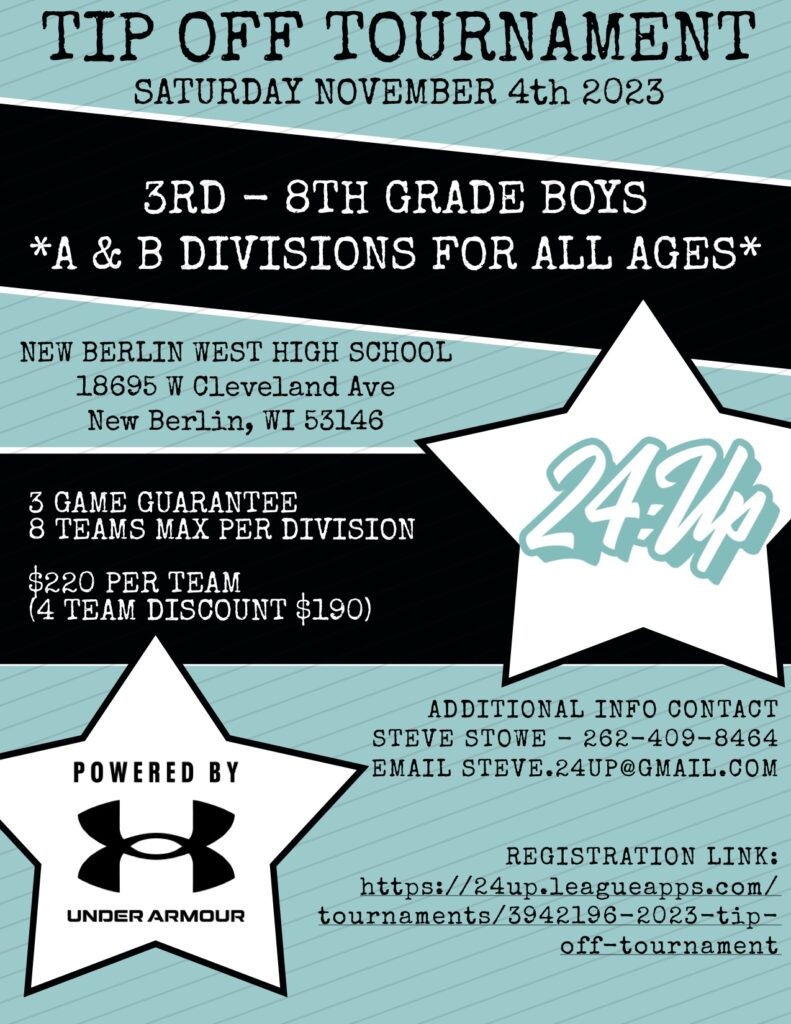 BOYS YOUTH TIP-OFF - 24:Up